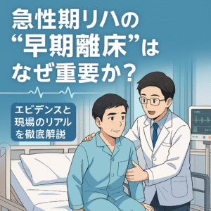 急性期リハにおける“早期離床”はなぜ重要か？エビデンスと現場のリアル | リハの地図