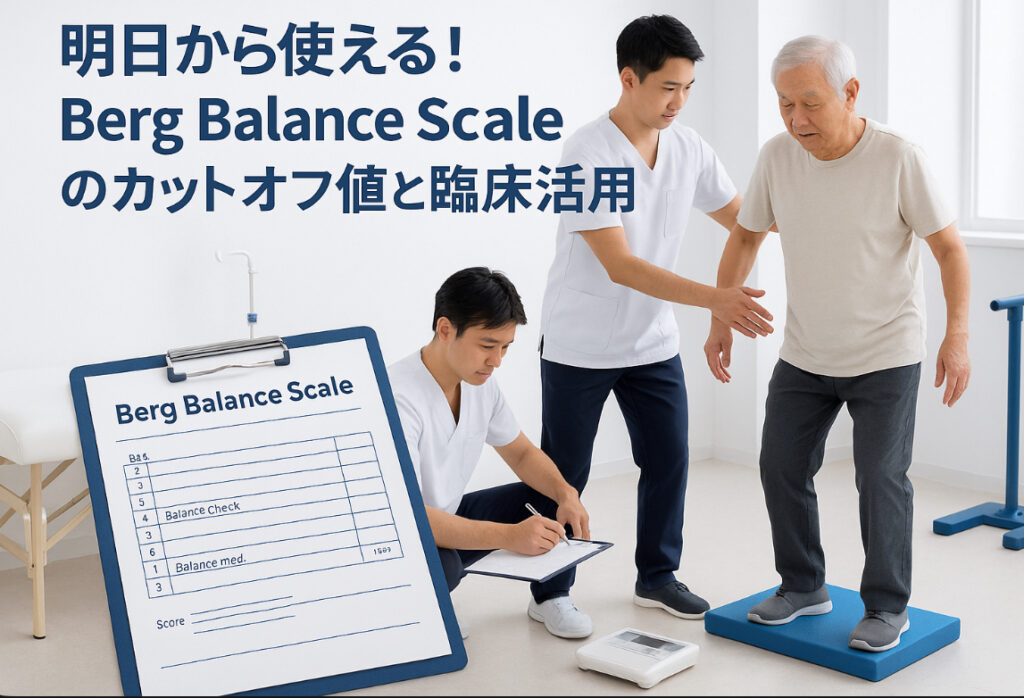 明日から使える！Berg Balance Scale (BBS) のカットオフ値と臨床活用のポイントを解説 | リハの地図